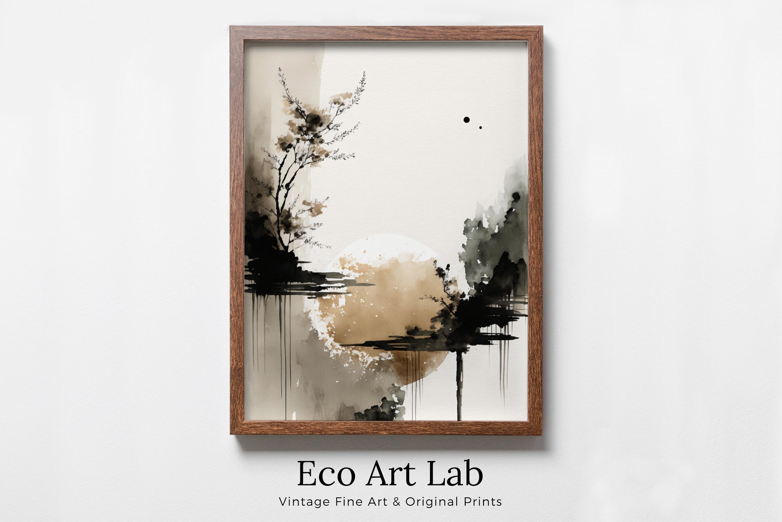 Minimalist Zen Wall Decor. Printable Wall Art. Modern Neutral Abstract ...