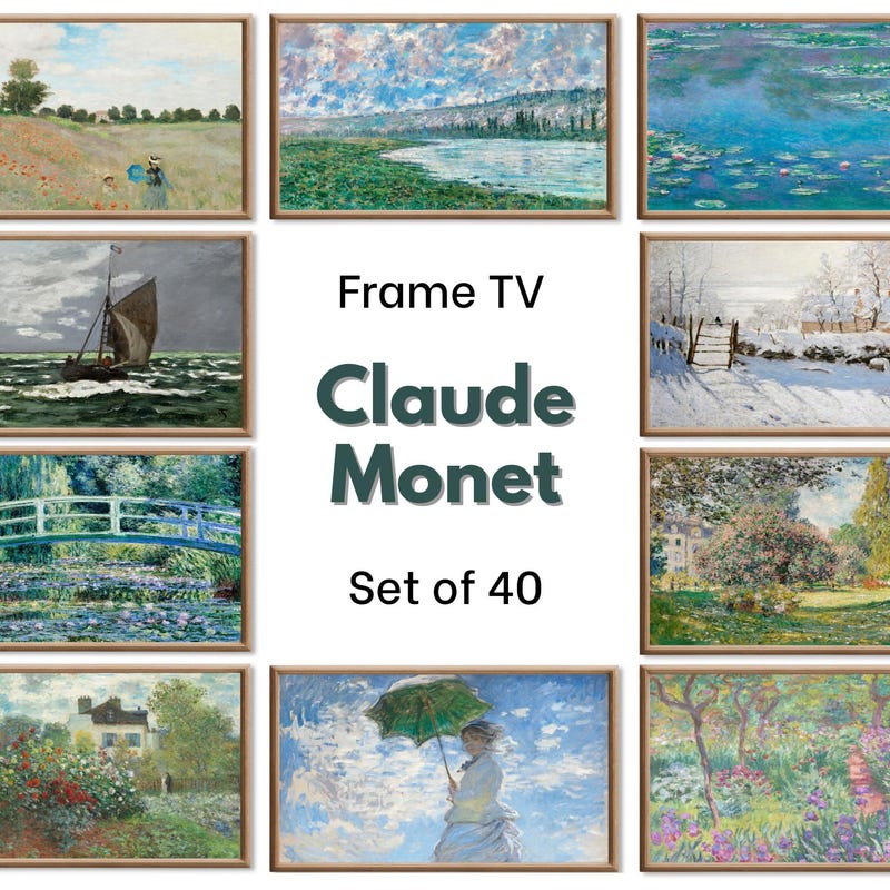 Framed Print Claude Monet - Etsy