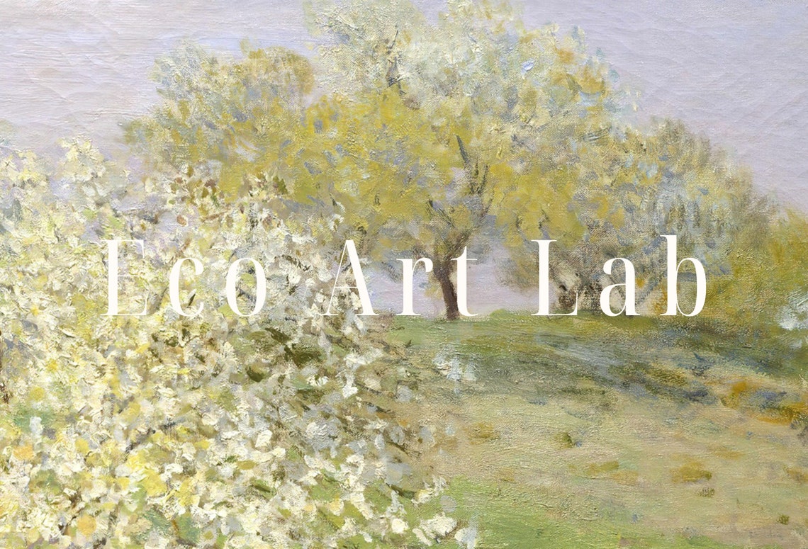 Claude Monet Famous Spring Landscape Painting Fine Art. - Etsy