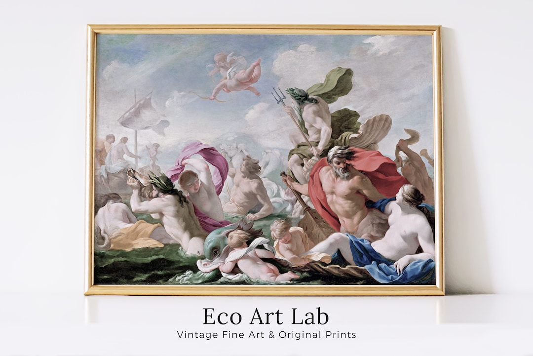 Ancient Greek Mythology Painting | Vintage Famous Painting | Antique ...