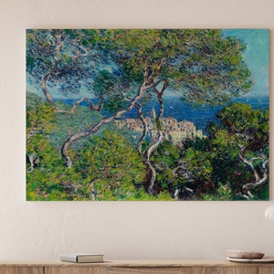 Claude Monet Sea & Trees View Painting Famous Monet Art. Instant ...