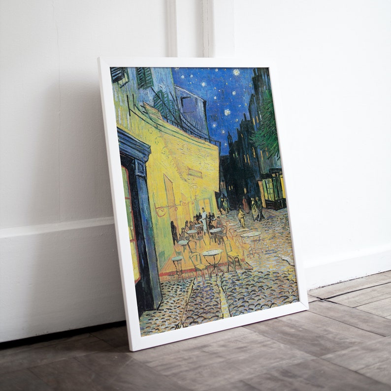 Vincent Van Gogh Café Terrace at Night Printable Famous Art - Etsy