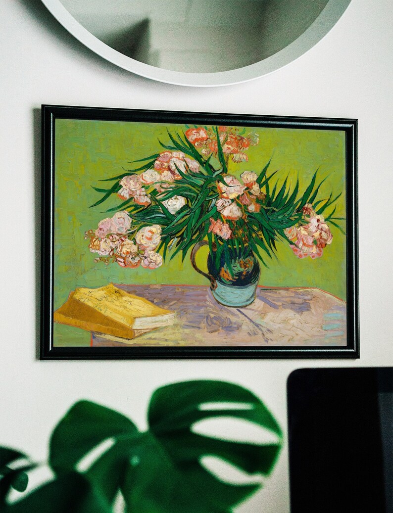 Vincent Van Gogh oleanders Printable Famous Art - Etsy