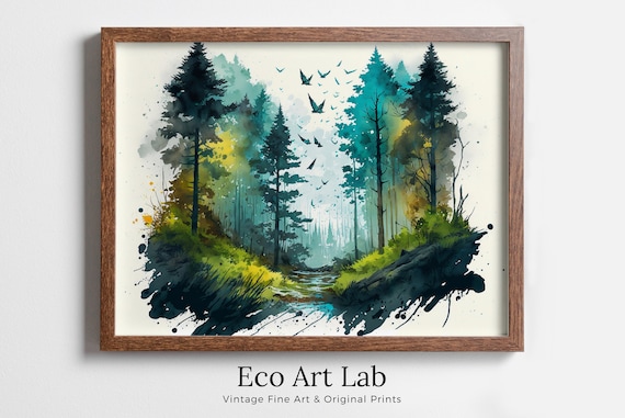 Simple Forest Painting