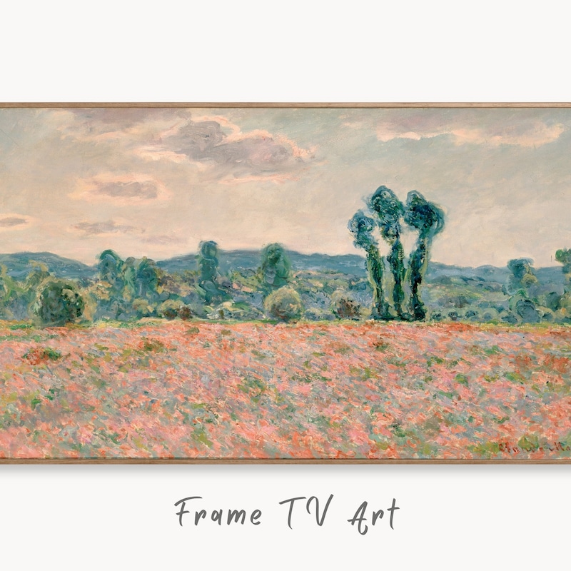 Poppy Wall Art Landscape - Etsy