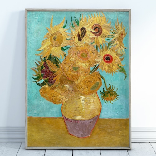 Van Gogh Sunflowers PRINTABLE Digital FILE Download Print - Etsy
