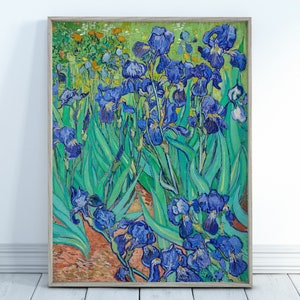 Irises by Vincent Van Gogh Printable Famous Art Prints. Instant ...