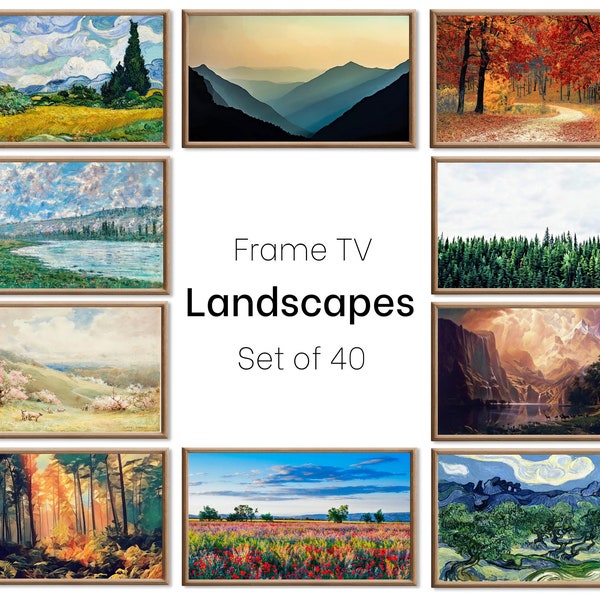 Landscape Tv Art - Etsy