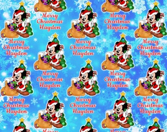 Mickey Mouse Gift Wrap | Etsy