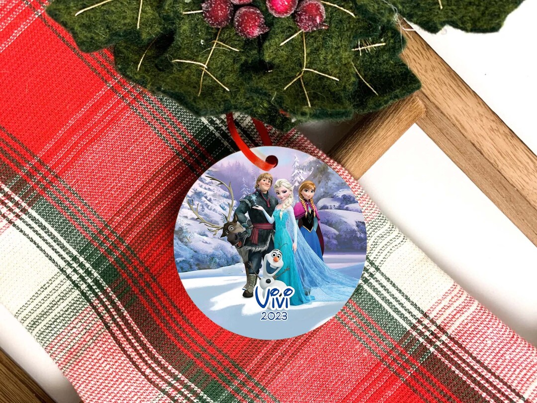 Personalized Frozen Ornament, Elsa Christmas Ornament, Anna Ornament ...