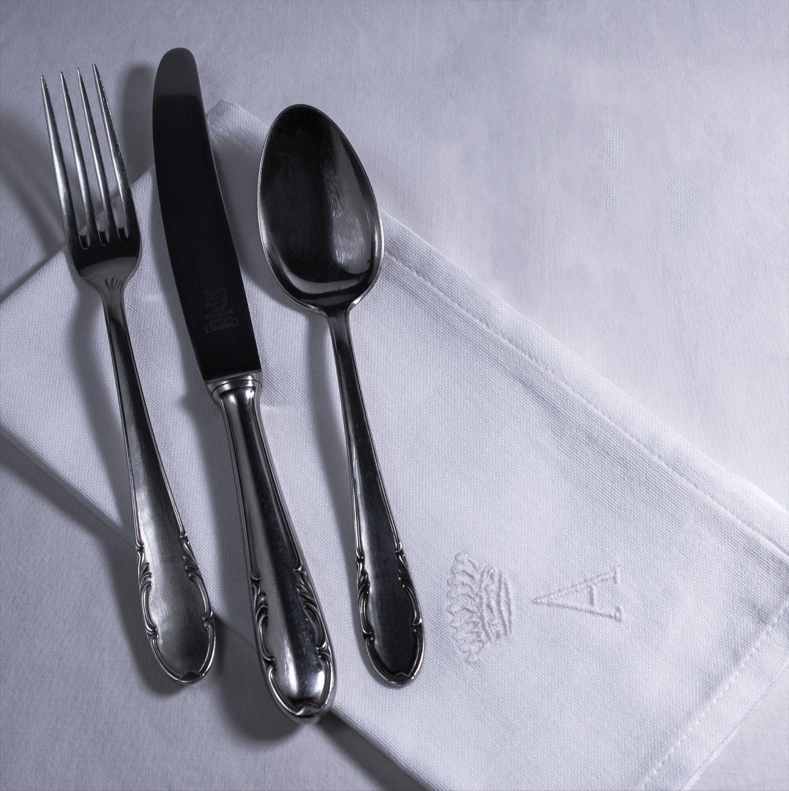 Napkins With Crown/coronet of Count and Initials - Etsy