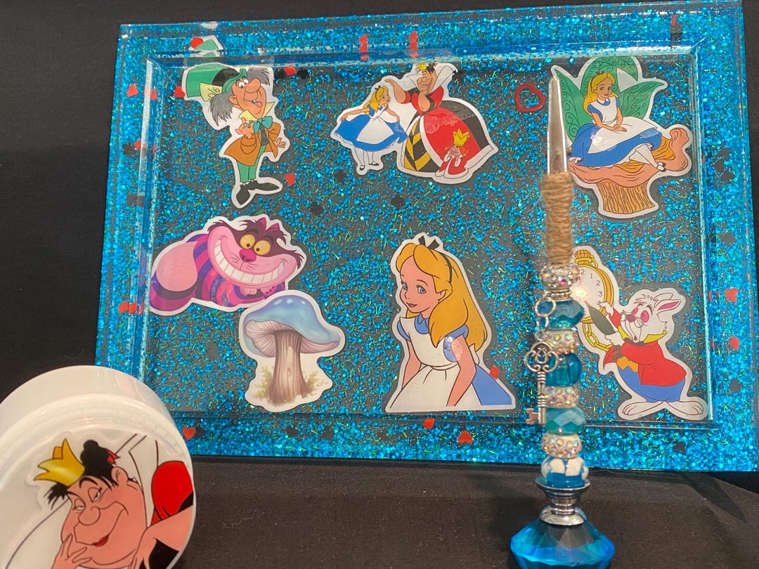 Alice in Wonderland Tray Set - Etsy