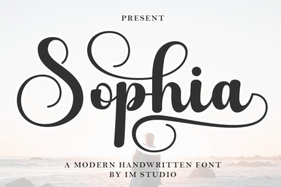 Sophia Font Cursive Font Bundle Script Fonts Canva Font - Etsy