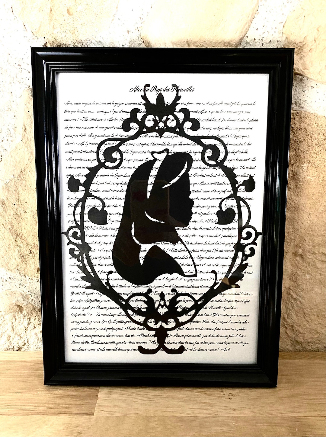 Disney's Alice in Wonderland Frame - Etsy