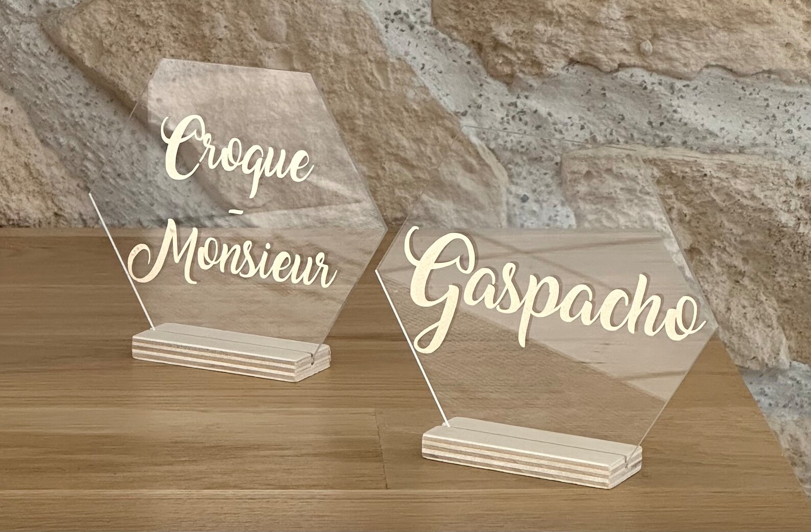 Personalized Plexiglass Hexagonal Sign - Etsy