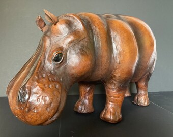 Leather Hippopotamus - Etsy