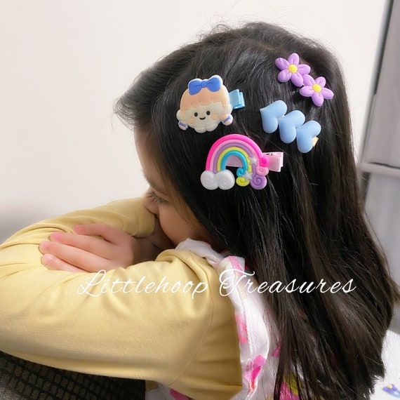 Toddler Girl Hair Clips Girl Hair Barrettes Hair Accessories Baby Hair Clips Ponytail Holder Girl Hair Clips Gift for Kids Hair Clip Etsy Canada