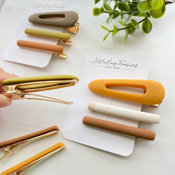 Acrylic Hair Clips - Etsy