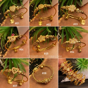 Baby & Toddler Bangles, Baby Bangles, Adjustable Newborn Bangles, Kids ...