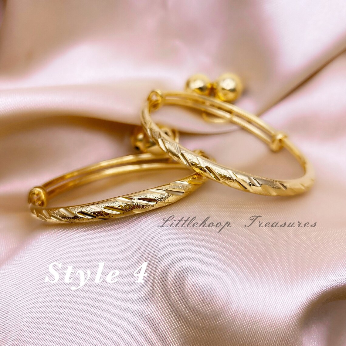 Baby Gold Bangles Gold Baby Bracelets Toddler Bangles Baby - Etsy