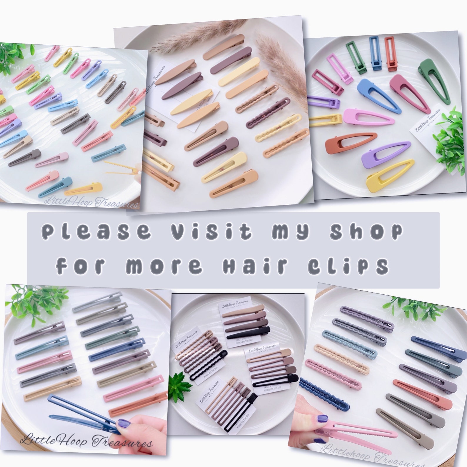 Metal Hair Pin Matte Hair Clip Hair Barrette Hair Wrap Bobbi Pin Color ...