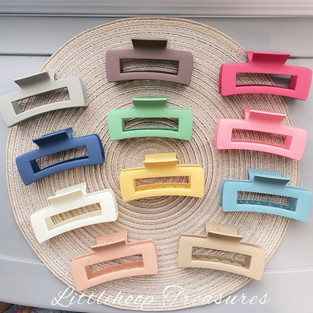 Matte Claw Hair Clip Hair Claw Large Hair Claw Hair - Etsy