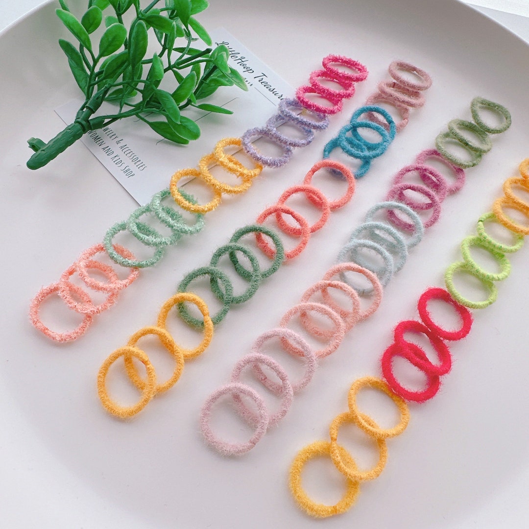 Gentle Baby Hair Ties | Fuzzy Baby Hair Ties | Toddler Hair Ties ...