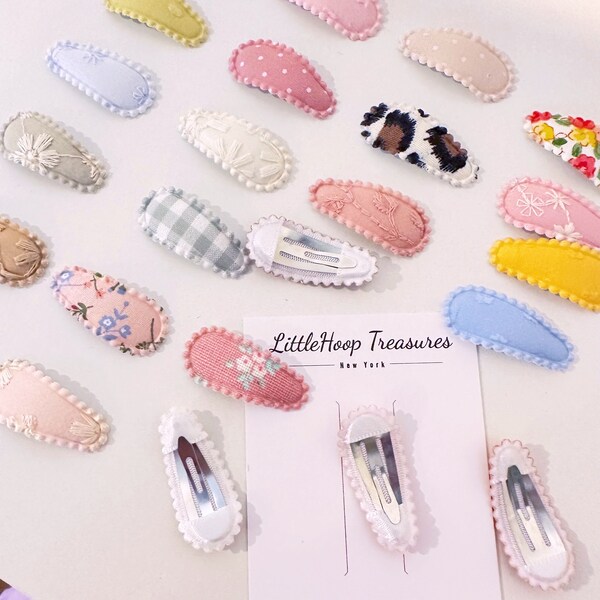 Embroidery Hair Clip - Etsy