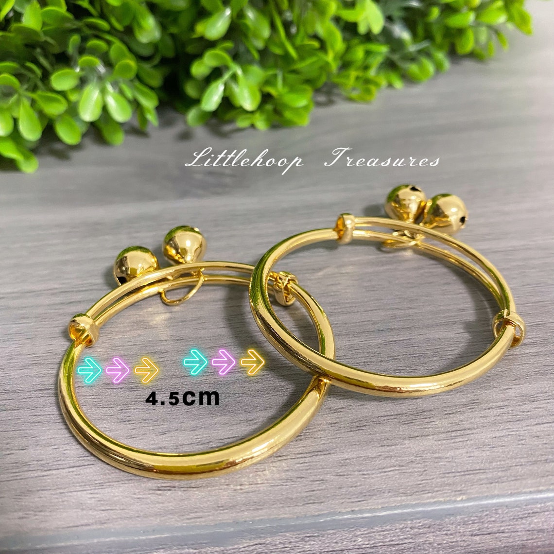 Baby Gold Bangles Gold Baby Bracelets Toddler Bangles Baby - Etsy