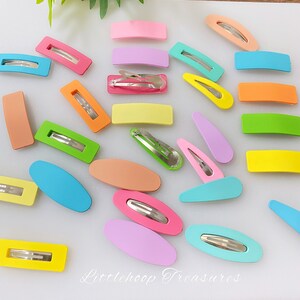 Colorful Snap Hair Clips | No Slip Hair Clip | Acrylic Hair Clip | Snap ...