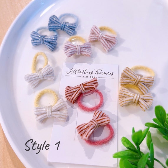 Baby Hair Ties Toddler Soft Hair Ties Baby Hair Band Baby Elastic Hair Ties Baby Soft Hair Ties Gift for Baby Ponytail Hair Bow Etsy UK