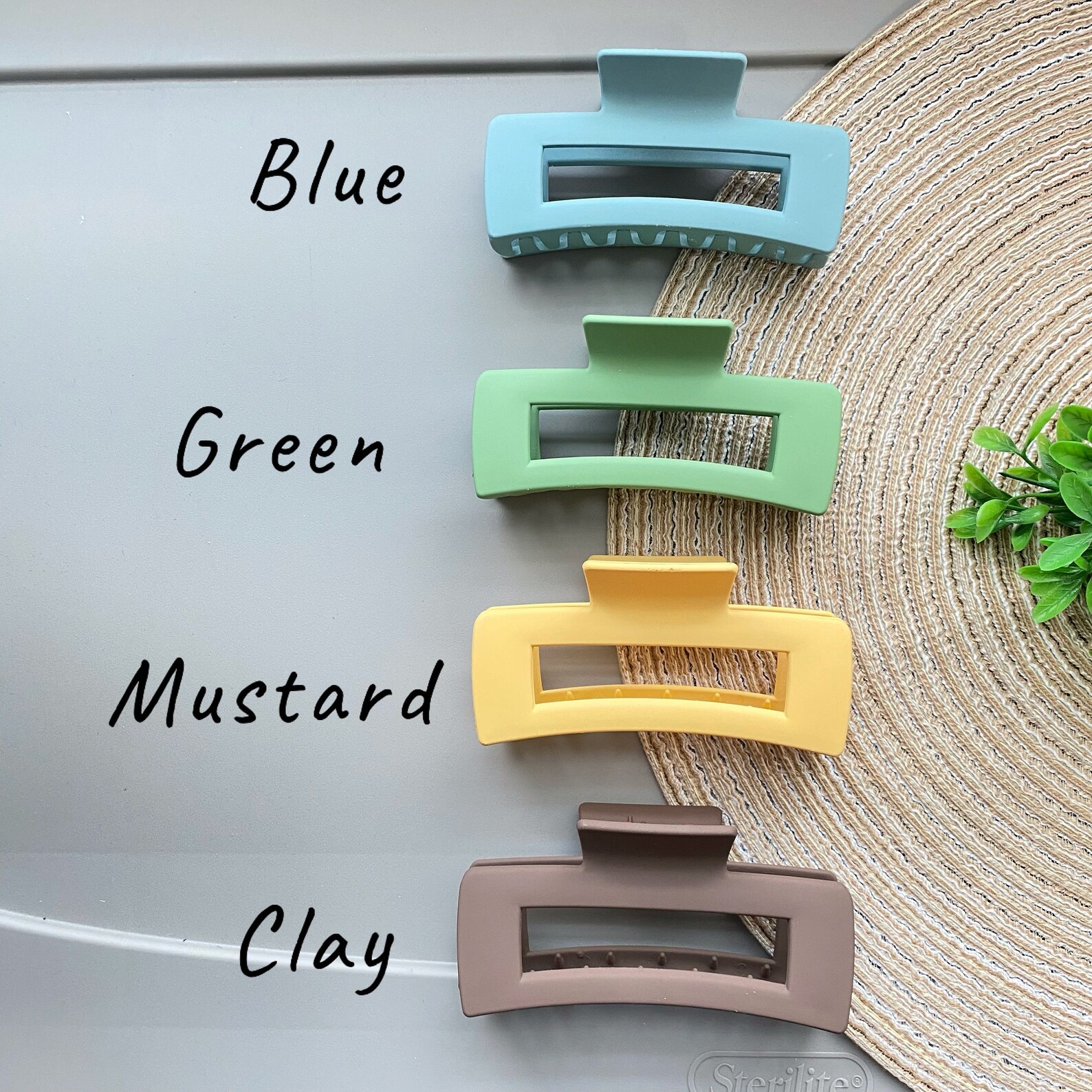 Matte Claw Hair Clip Hair Claw Large Hair Claw Hair - Etsy