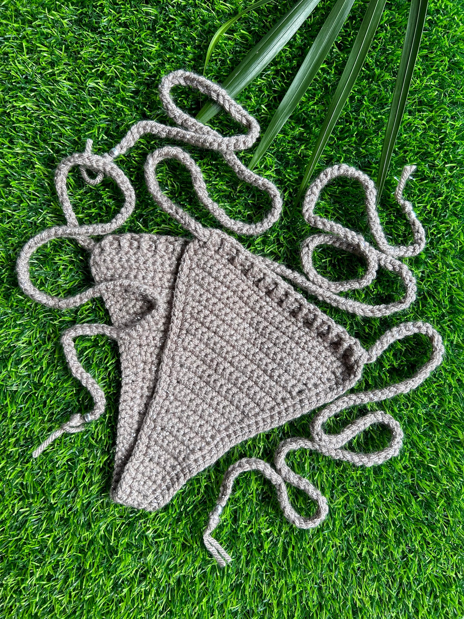 Sparkle Island Pecan Netted Eco Tank Crochet Bikini Set - Etsy