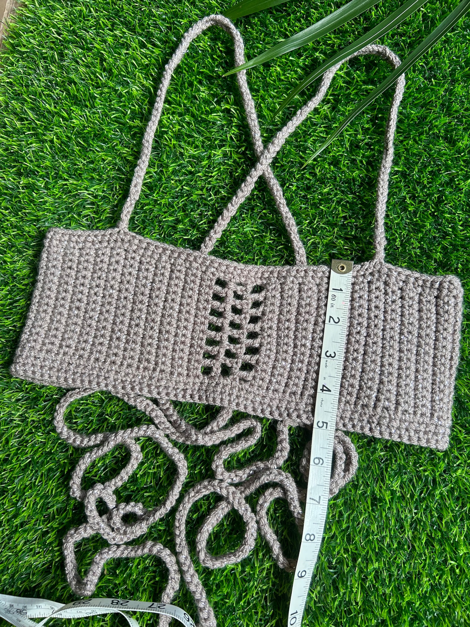 Sparkle Island Pecan Netted Eco Tank Crochet Bikini Set - Etsy