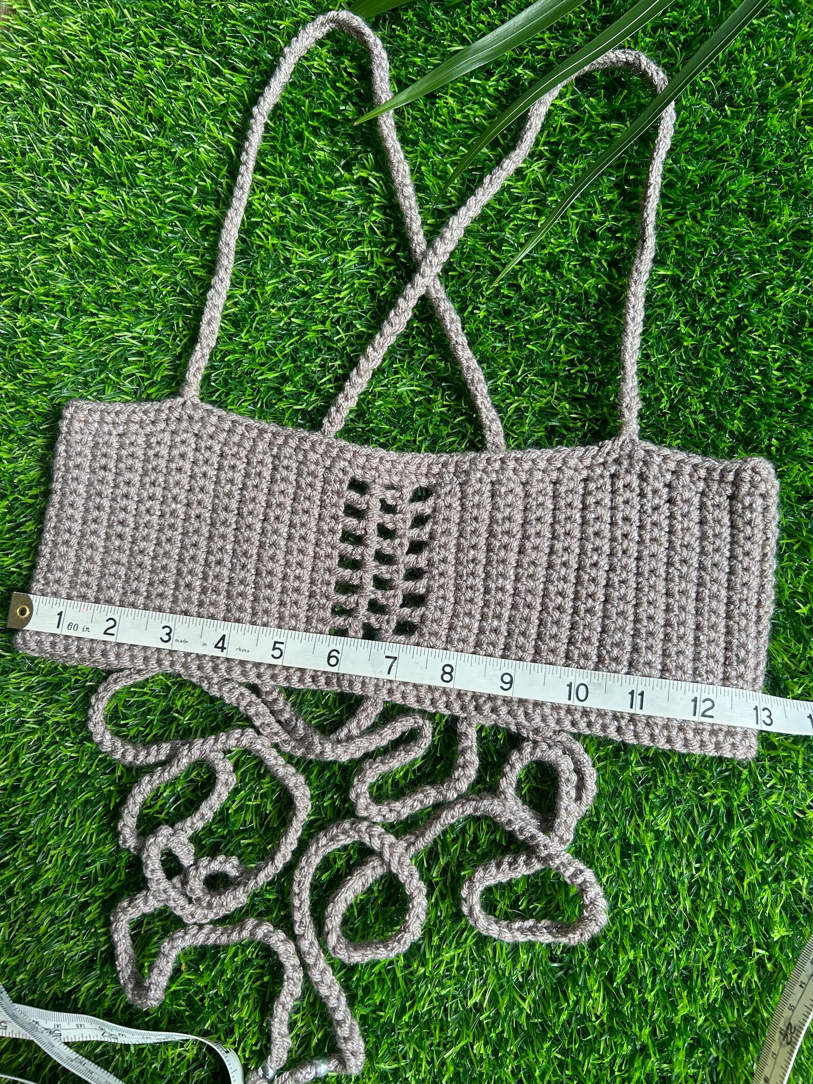 Sparkle Island Pecan Netted Eco Tank Crochet Bikini Set - Etsy