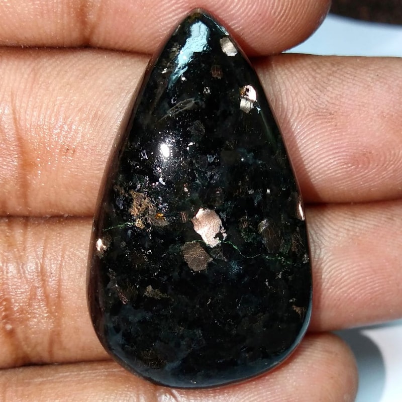 Nuummite Beads - Etsy