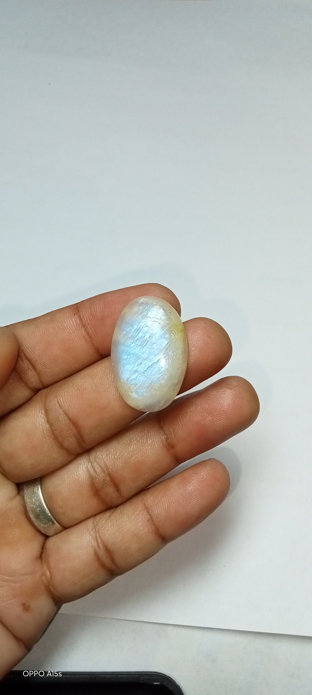 Natural African White Rainbow Gemstone, African White Rainbow Cabochons ...