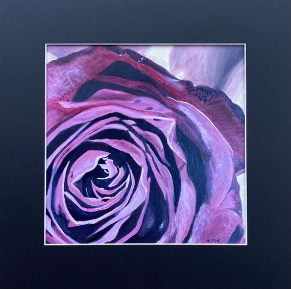 Matted print of Trisha oil painting | Etsy