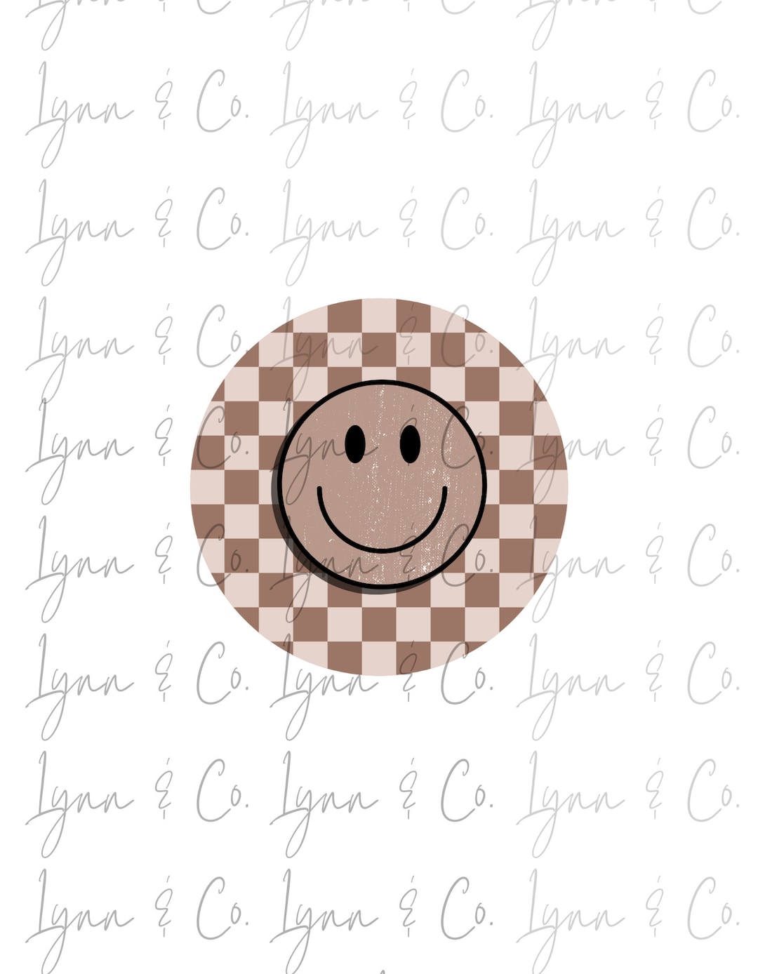 Distressed Checkered Smiley Png, Checkered Png, Smiley Png, Distressed ...