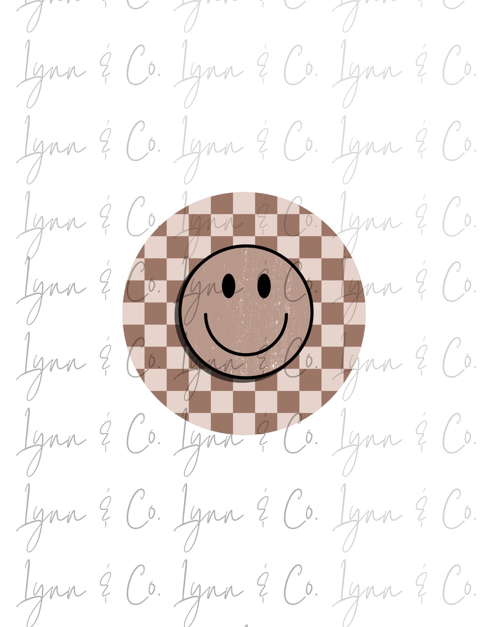 Distressed Checkered Smiley Png, Checkered Png, Smiley Png, Distressed ...