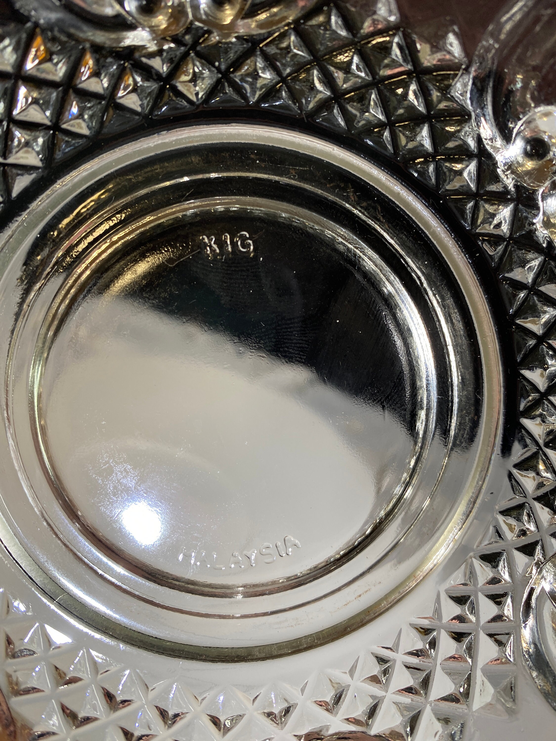 Vintage KIG Malaysia Pressed Glass Candy Dish With Lid - Etsy