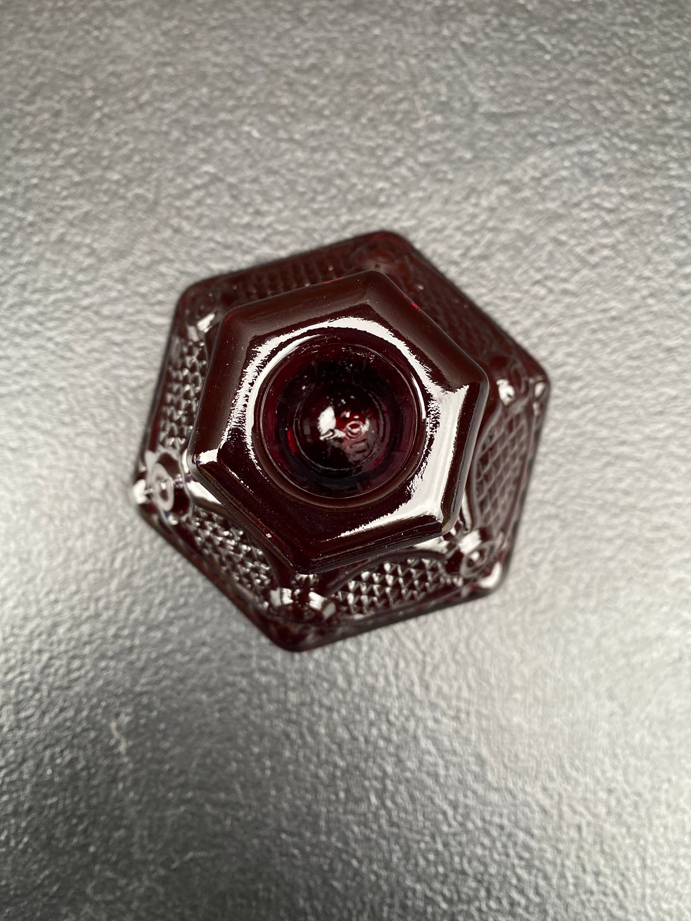 Vintage Avon 1876 Cape Cod Ruby Red Single Light Taper Candlestick - Etsy