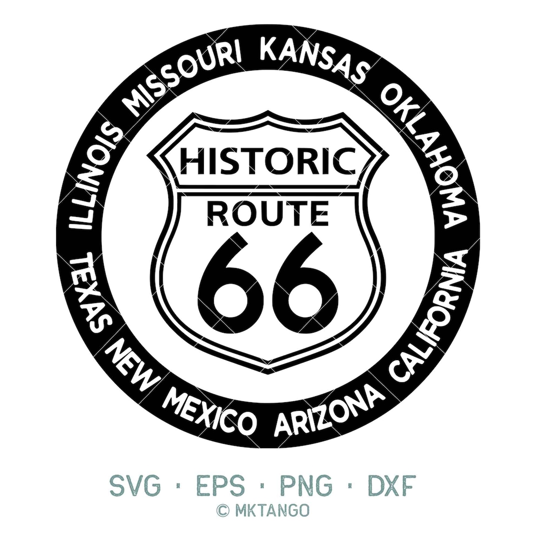Route 66 Svg, Route 66 Tickers SVG, Route 66 Mug, Route 66 Tshirt ...