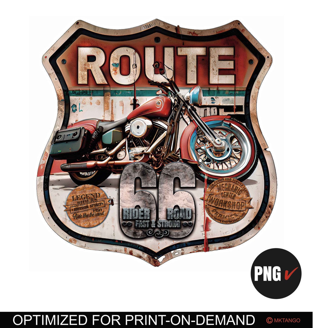 Route 66 Vectors and PNG Includes License P.O.D. - Etsy UK
