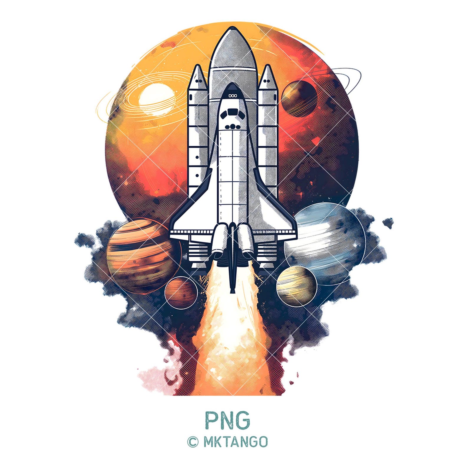 Spaceship SVG File, SVG Silhouette Vector Images Rocket Launch Clipart ...