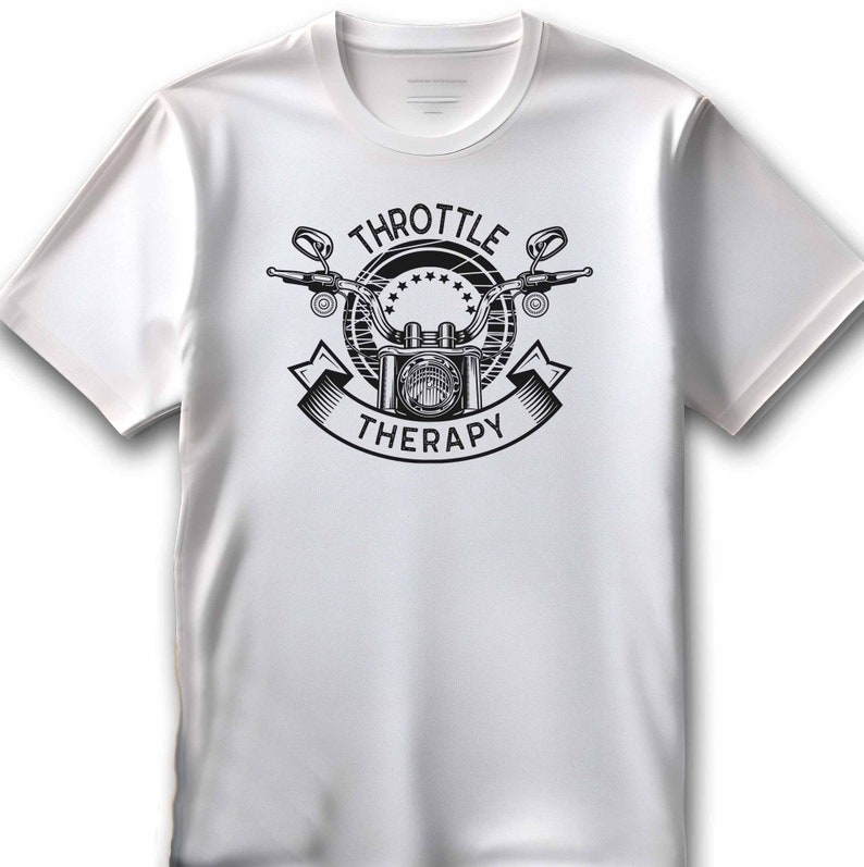 Throttle Therapy | Motorcycle SVG | | Brotherhood Sign | Motorcycle ...