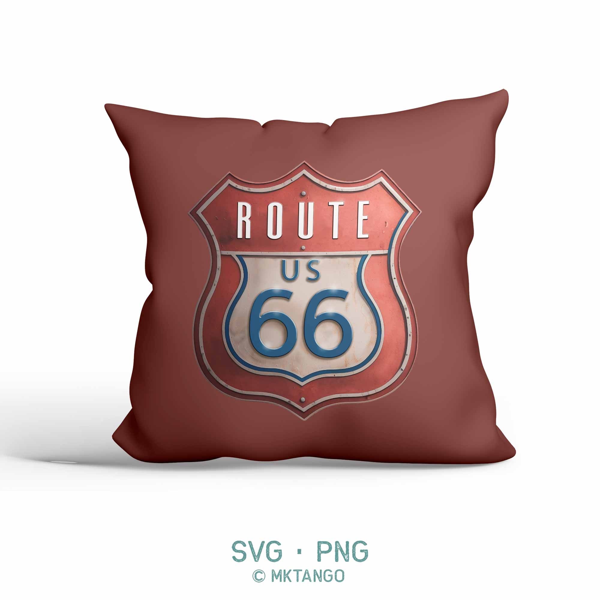 Route 66 PNG, Route 66 Stickers, Signal Route 66, Motorcycle SVG, Route ...