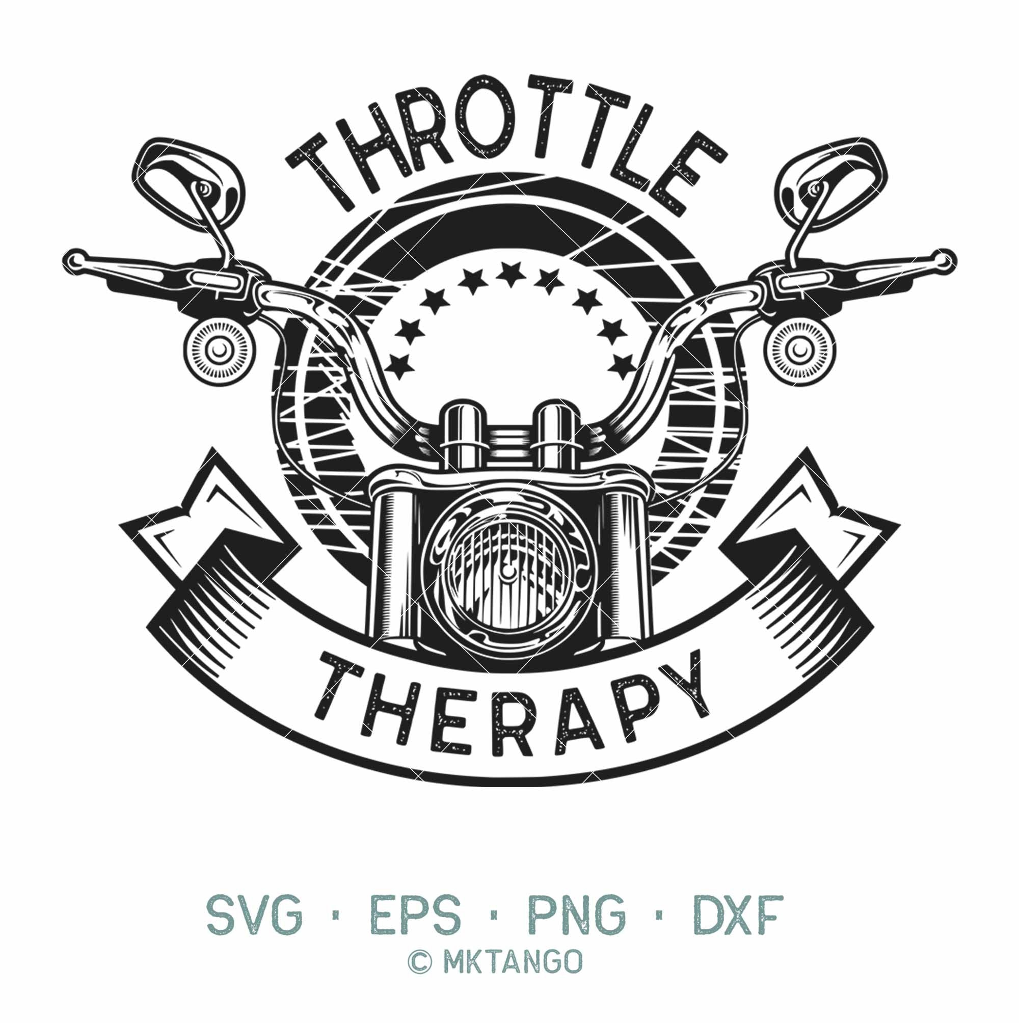 Throttle Therapy | Motorcycle SVG | | Brotherhood Sign | Motorcycle ...