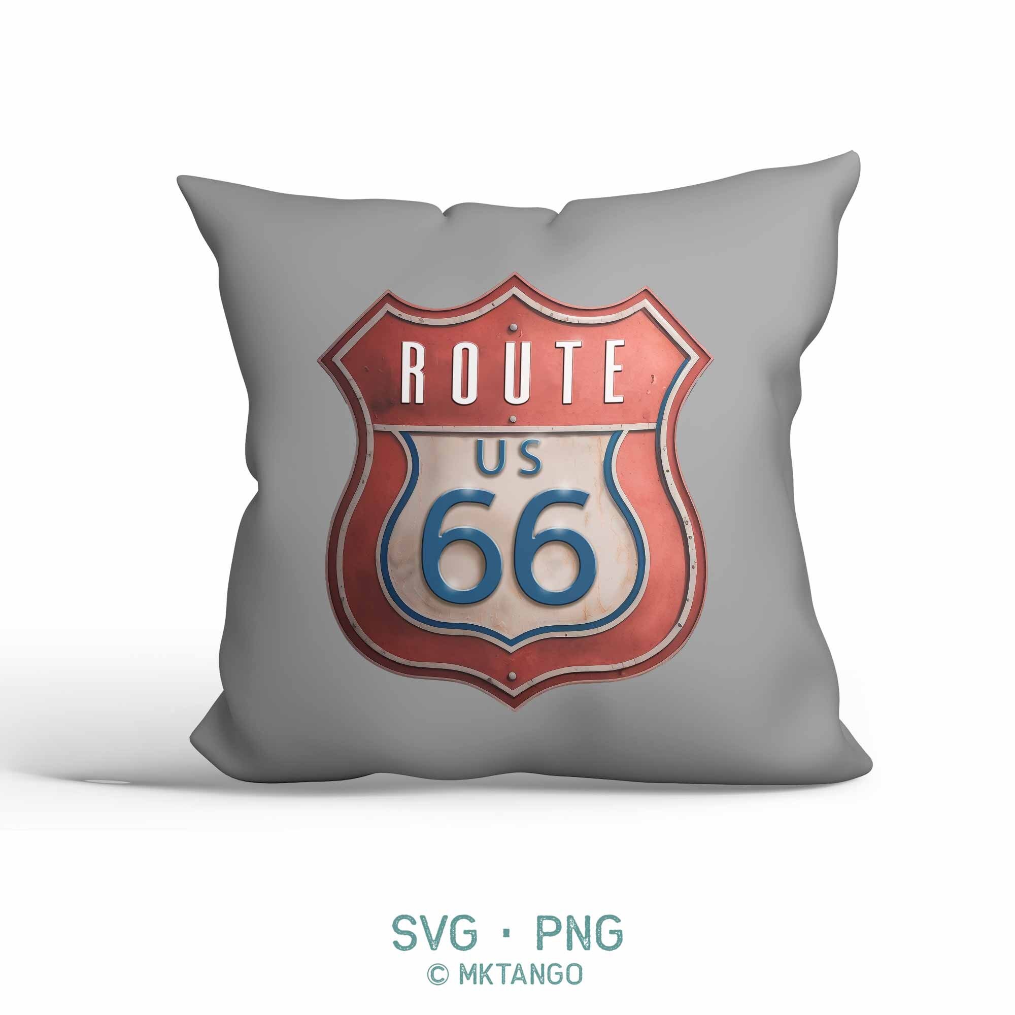 Route 66 PNG, Route 66 Stickers, Signal Route 66, Motorcycle SVG, Route ...