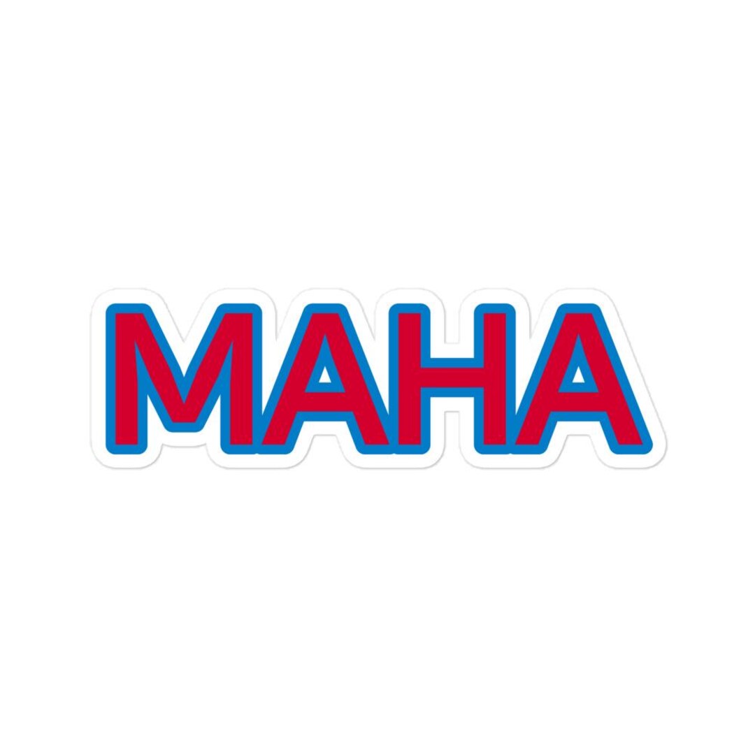 MAHA Bubble-free Sticker - Etsy
